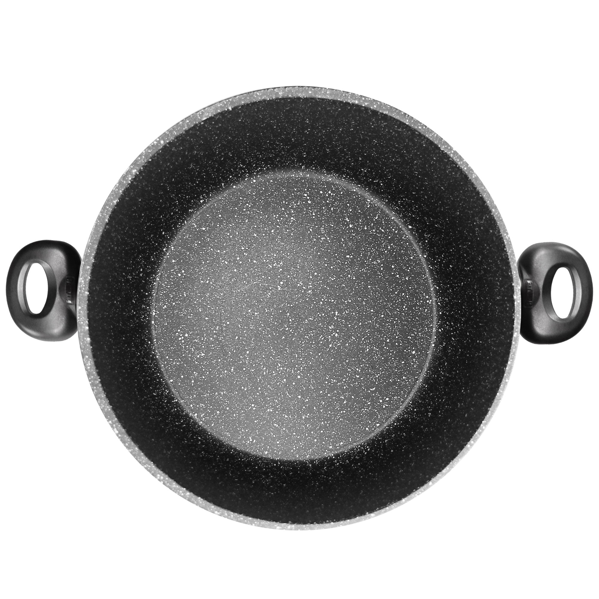 XXL cooking pleasure: STONELINE® 32 cm frying pot with glass lid