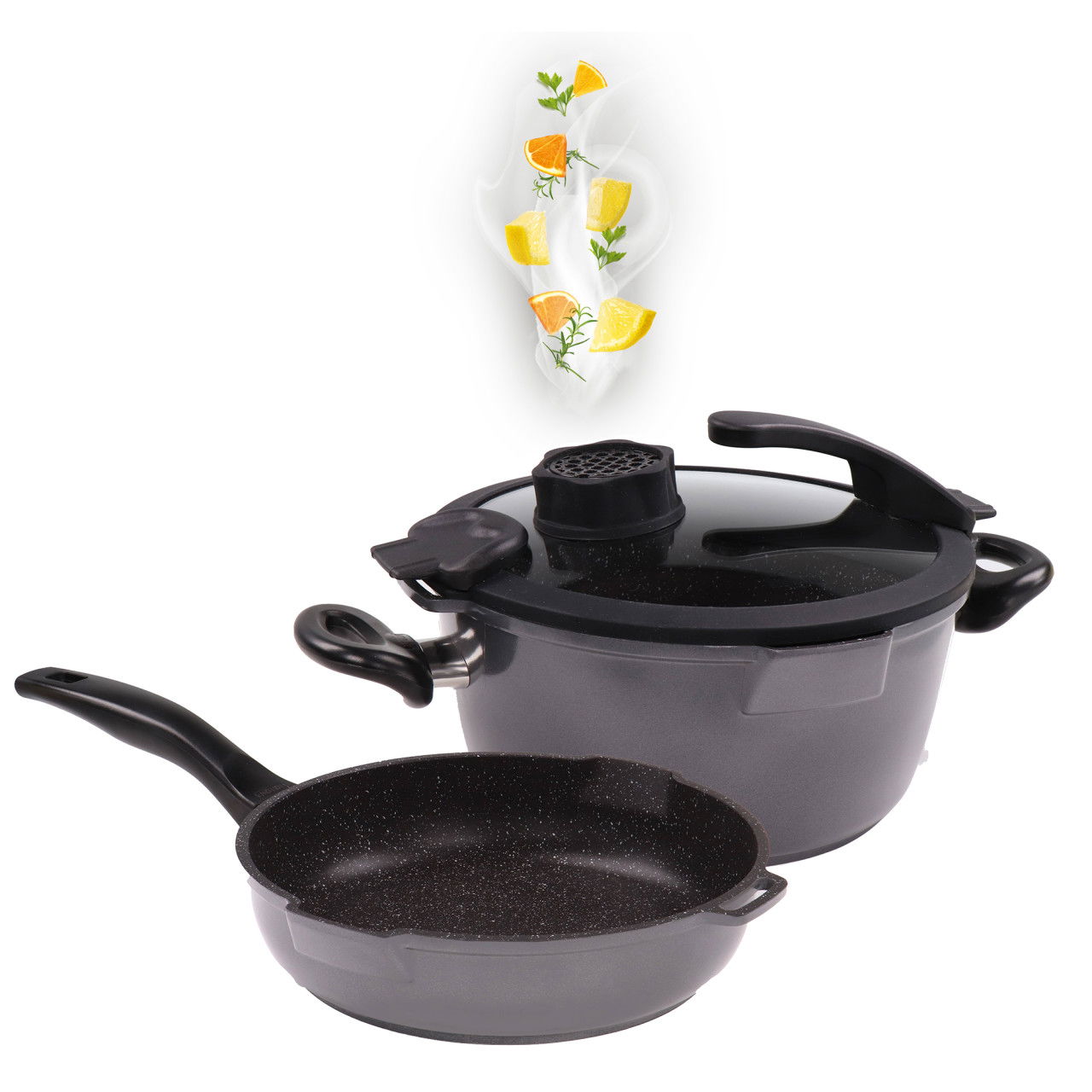 Enjoyable cooking: Stoneline® Smell Well cookware set 24 cm