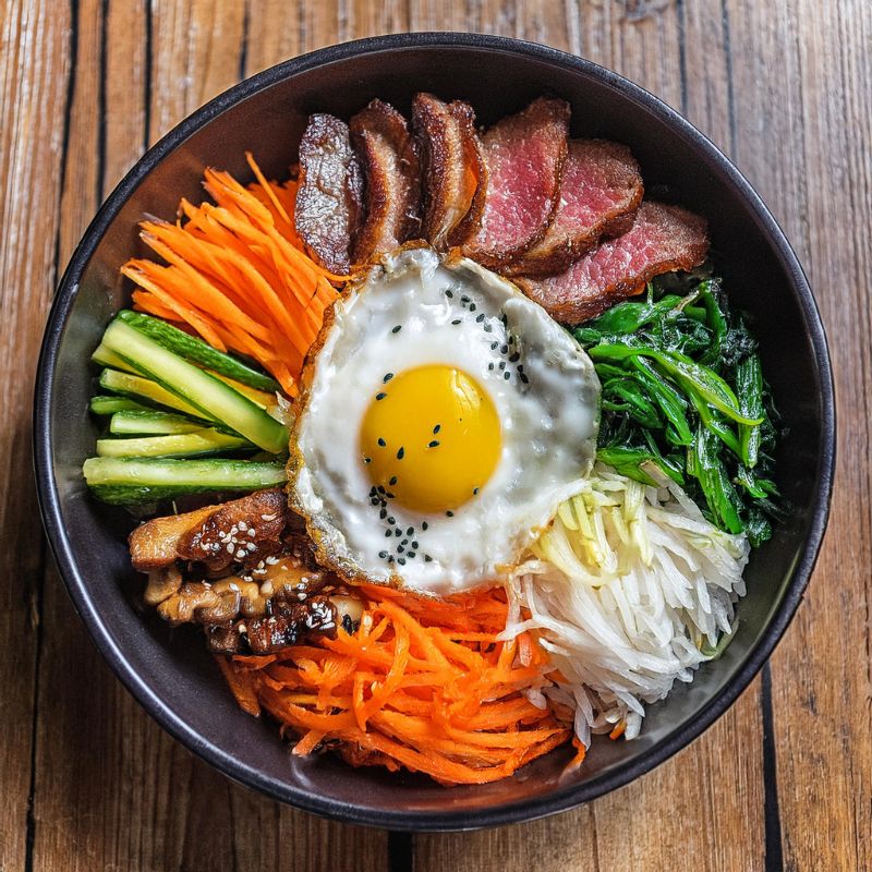 Recette de Bibimbap Coréen (비빔밥) | Dîner Authentique et Sain