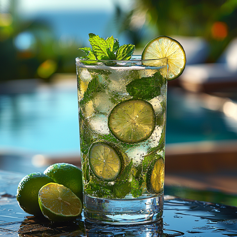 Minze-Holunder-Eistee Rezept – Teil 2 der Sommer-Cocktail-Reihe