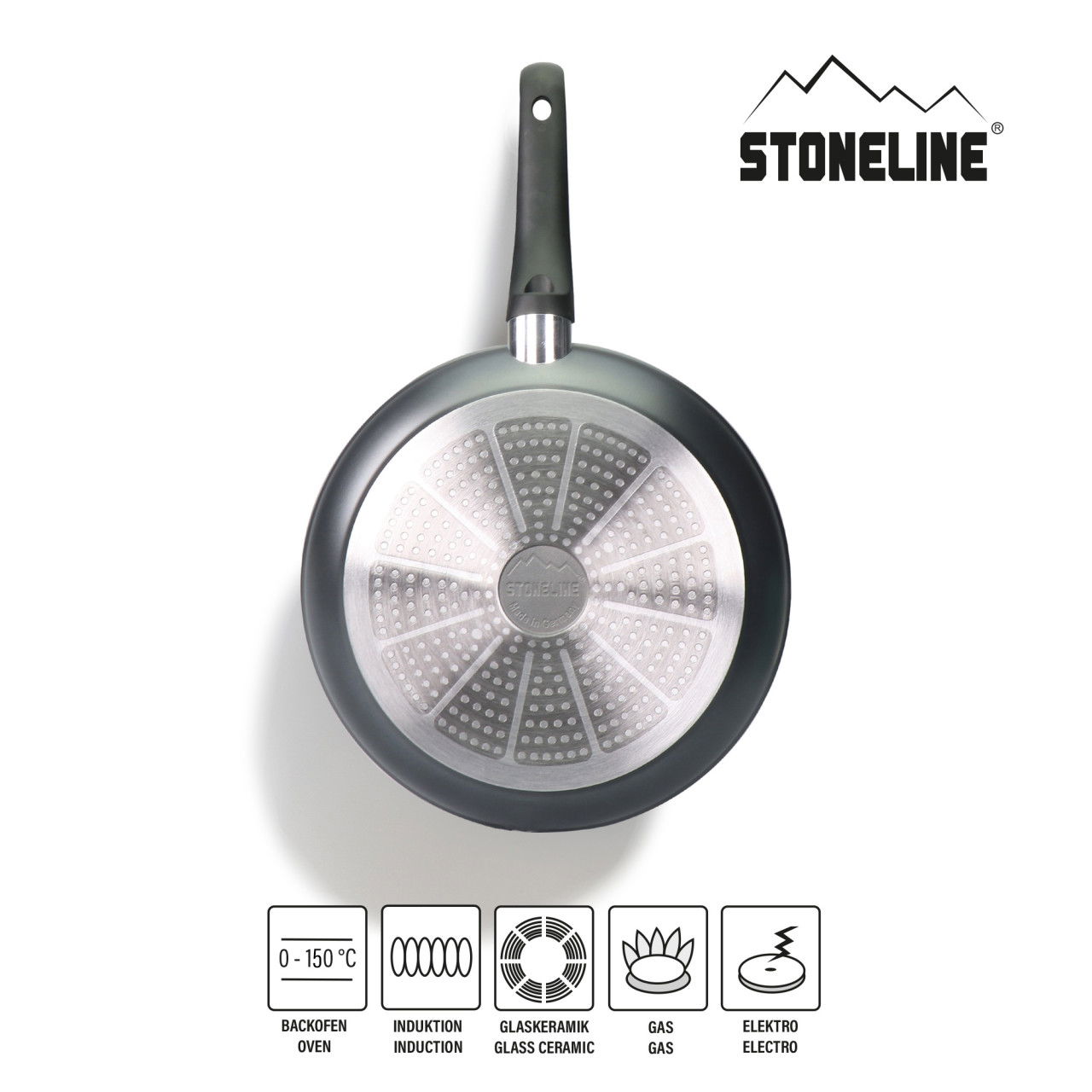 STONELINE frying pans - For the optimal frying result without fat & oil